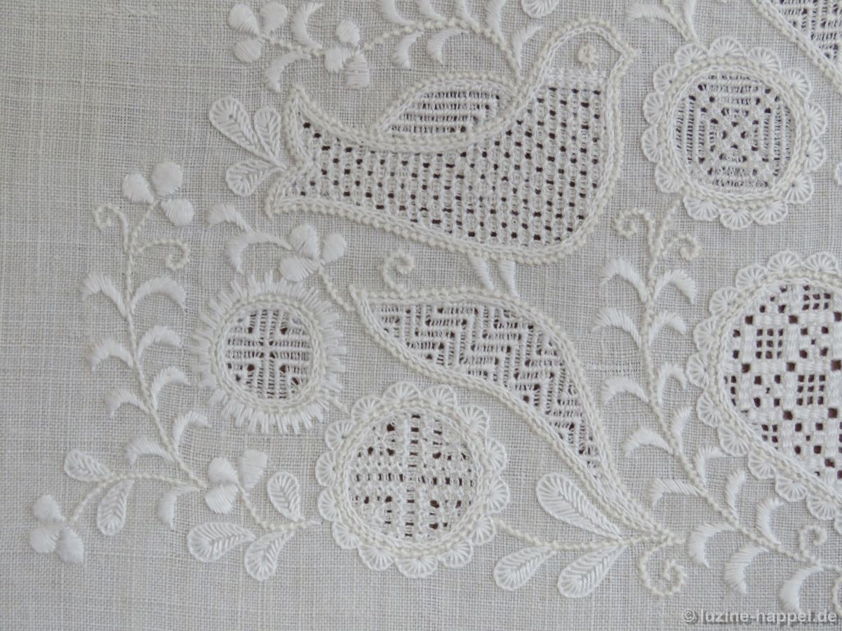 A Framed Schwalm Sampler - Luzine Happel