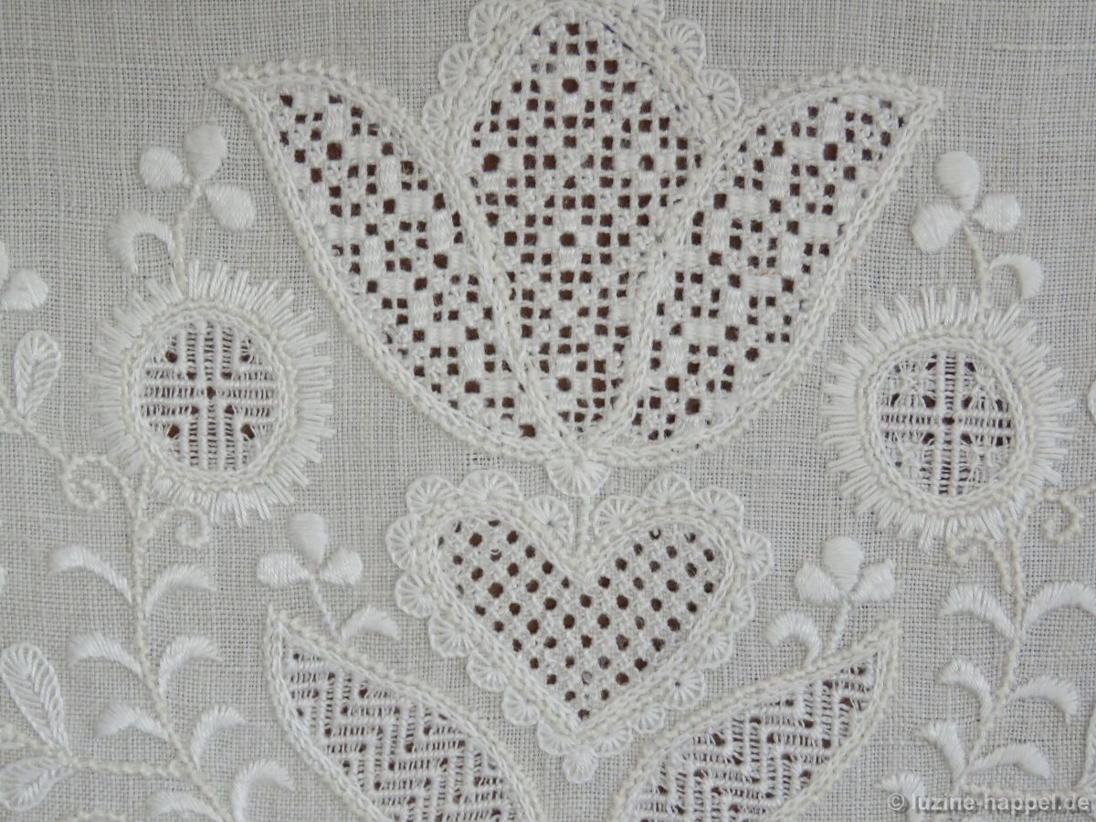 A Framed Schwalm Sampler - Luzine Happel