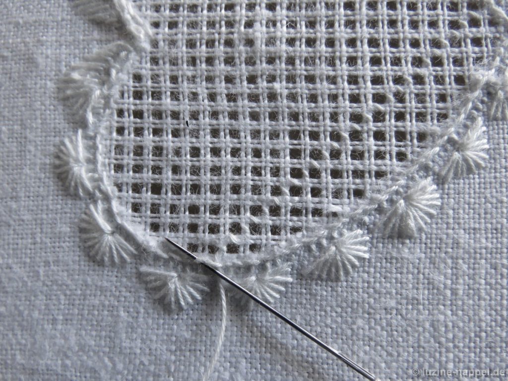 Filling Pattern Cable Stitch Grid - Luzine Happel